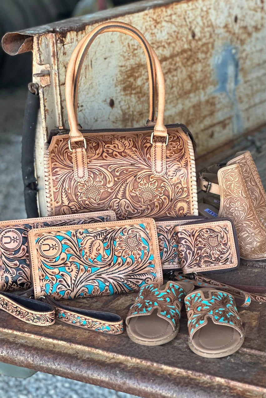 Timeless Tooled Leather with Western Soul