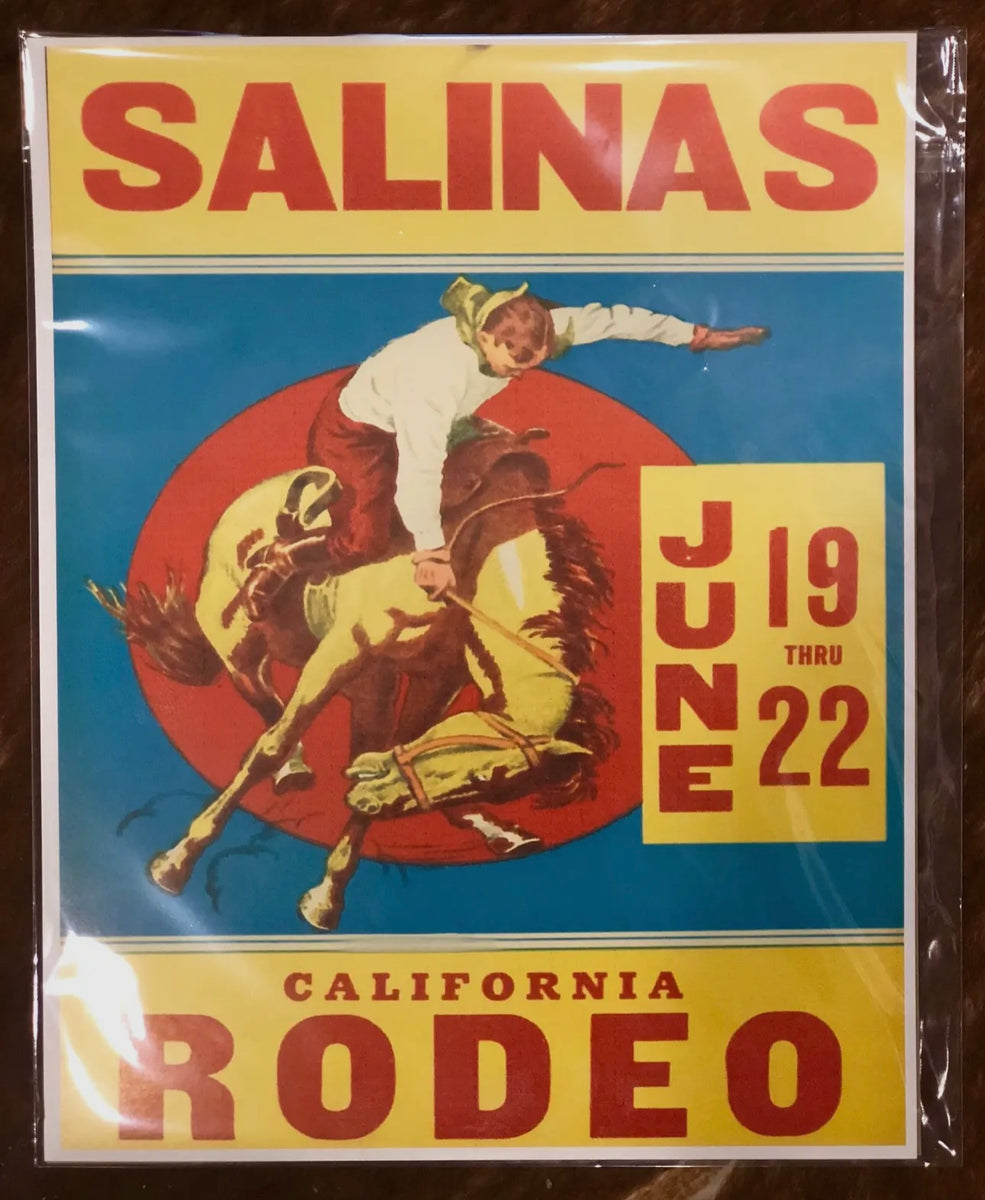 Salinas Rodeo Poster – Heels N Spurs