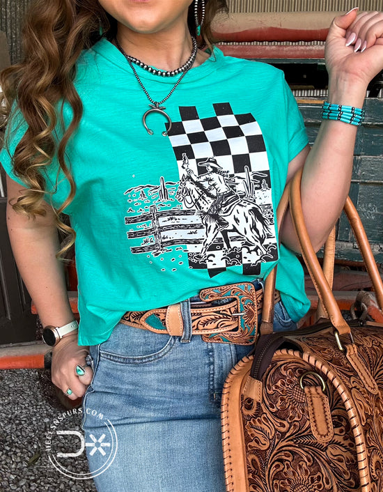 Western Checkered Tee